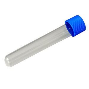 Buy Globe Scientific 6150, Test Tube, Attached Blue Screw Cap, 10mL, PS ...