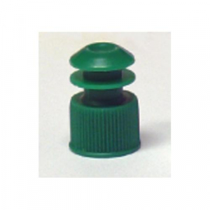 Buy Globe Scientific CT-CAP-G, CapTrack Flange Plug Cap, 13mm, Green ...