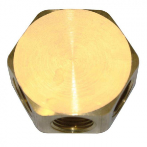 Buy Interstate Pneumatics FPM66R-3, 3/8" Brass Round Manifold, 3 Outlet ...