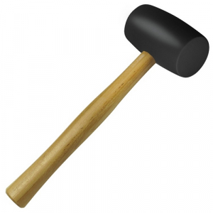 Buy Kraft Tool Company DC809, 1-3/4 Lb Black Rubber Mallet - Mega Depot