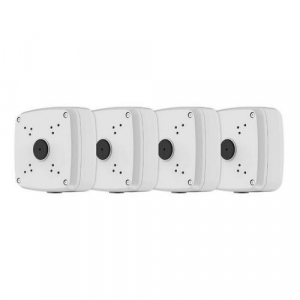 Buy Lorex ACJNCD4B-4PK, Outdoor Junction Box for 4 Screw Cameras, White ...