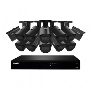 Buy Lorex N4K4-1612BB-1, Fusion Series Black 4K NVR System with 12 ...