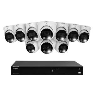 Buy Lorex N4K4SD-1610WD, Fusion 4K 4 TB NVR System with 10 Dome Cameras ...