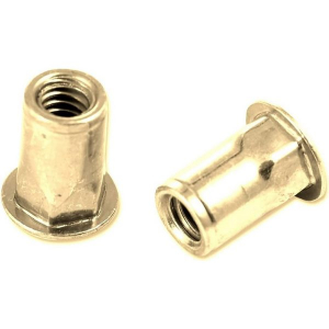Buy Marson M52650, MHN Large Flange Half Hex Rivet Nuts, 10-32, (3 ...