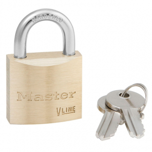 Buy Master Lock 4140KA (KA 4232), No. 4140 Wide Brass Padlock, Keyed ...