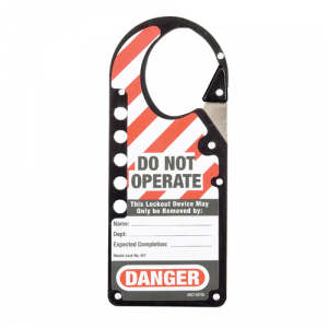 Buy Master Lock 427BLK, Labeled Black Lockout Hasp - Mega Depot