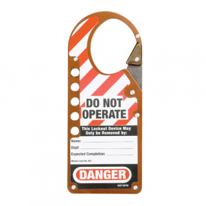 Buy Master Lock 427BRN, Labeled Brown Lockout Hasp - Mega Depot