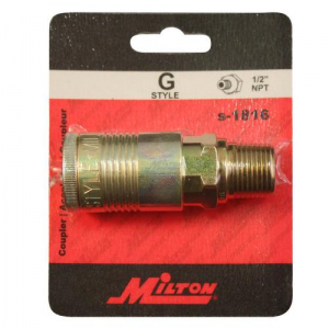 Buy Milton s-1816, 1/2" MNPT G Style Coupler, (Pack of 5 pcs) - Mega Depot