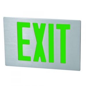 Buy Morris 73383, G.L., Brushed A.C. Aluminum LED Exit Sign - Mega Depot