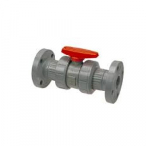 Buy NIBCO MB606AF, F51TB-V Ball Valve, Flanged, CPVC Schedule 80, FKM, 3" - Mega Depot