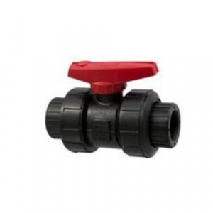 Buy NIBCO MC909AA, S61TB-V Ball Valve, Socket, Black PP, FKM, 1" - Mega Depot