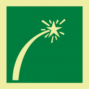 Buy NMC IMO204R, Survival Craft Distress Signal Label - Mega Depot