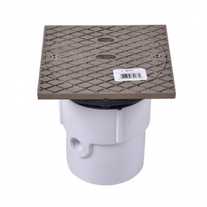 Buy Oatey 74177, PVC General Purpose Cleanout w/ 6" Round Nickel Cover ...