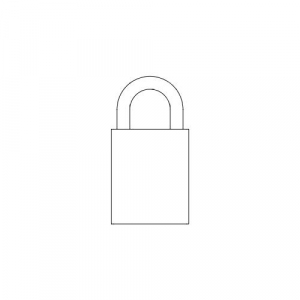 Buy PACLOCK LFIC-M32-1A-3/4-YEL, Series LFIC-M32-1A Aluminum Padlock ...