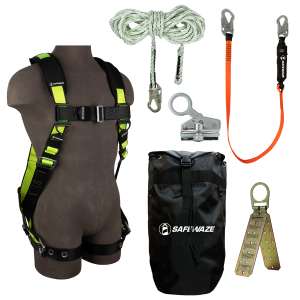 Buy Safewaze 019-3049, PRO Bag Roof Kit, Self-Tracking Rope Grab, X ...