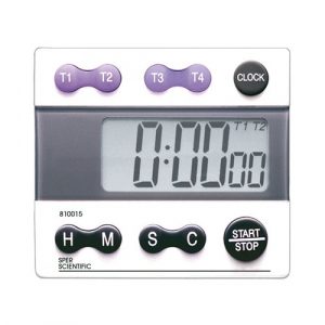 Buy Sper Scientific 810015, 5 Channel Timer with Clock - Mega Depot
