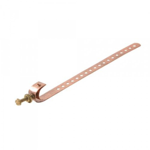 Buy Steren 200-288, Copper Ground Strap for 1/2" - 2-1/2" Pipe, 10 ...