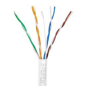 Buy Steren 373-424WH, 1000f CAT5 UTP Stranded Cable White - Mega Depot