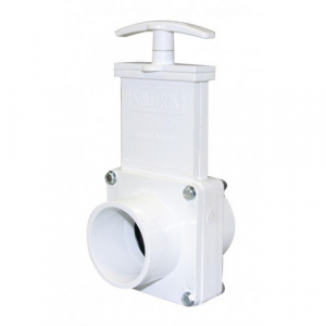 Buy Valterra 6203, 2" PVC White Spigot x Spigot Ends Gate Valve - Mega ...