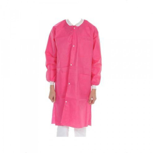 Buy Valumax 3660HPL, Extra-Safe 3 Pocket SMS Lab Coat, Hot Pink, Large ...