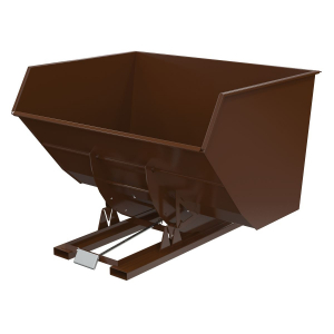 Buy Vestil D-500-HD-NB-BRN-EB, Steel Heavy Duty Dump Hopper, Earth ...