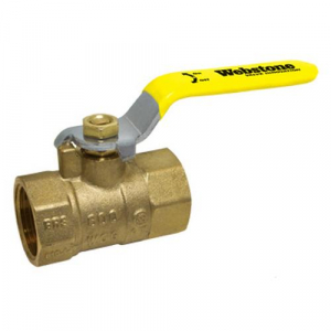 Buy Webstone 41830W, Standard Port Forged Brass Ball Valve - Mega Depot