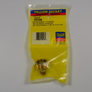 Buy Yellow Jacket 19106, NPS Cylinder Adapter with 3/8" Male Flare ...