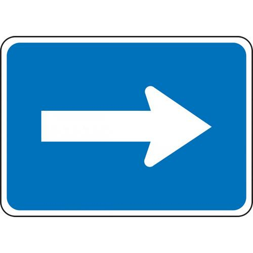 Buy Accuform FRG123HP, Prismatic Sign "Horizontal Directional Arrow ...