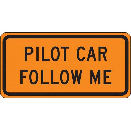 Buy Accuform FRK329HP, Rigid Construction Sign "Pilot Car Follow Me ...