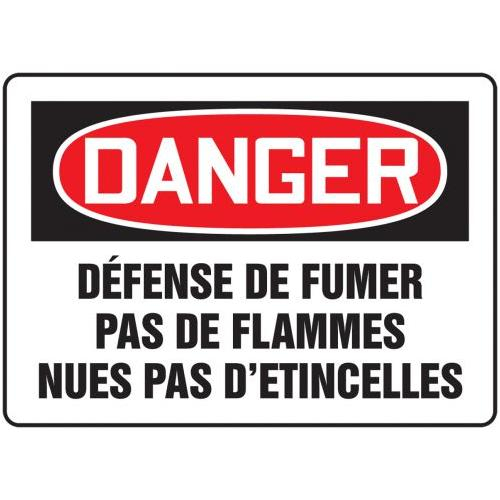 Buy Accuform FRMCHG094XV10, Safety Sign "Defense De Fumer Pas De ...