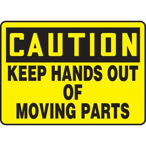 Buy Accuform MEQM624XV10, 10" x 14" Safety Sign "Keep Hands Out ...