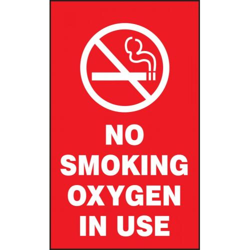 Buy Accuform MGS136, Magnetic Vinyl Sign "No Smoking - Oxygen in Use ...
