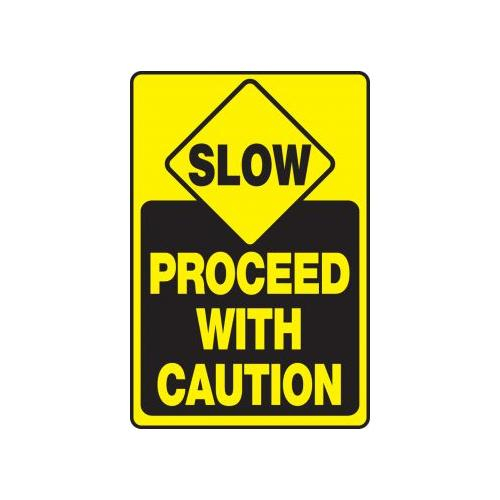 Proceed With Caution Stamp