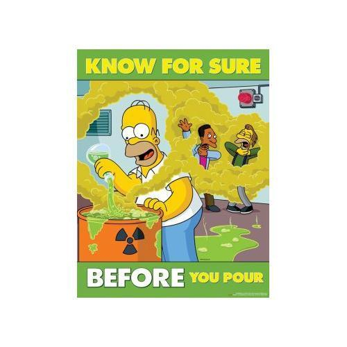 Safety Poster Simpsons