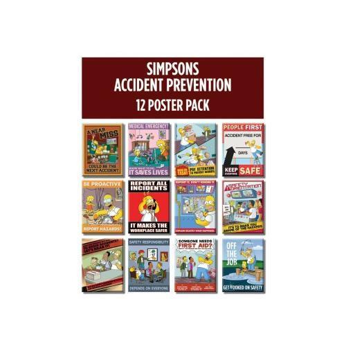 Workplace Safety Posters Simpsons