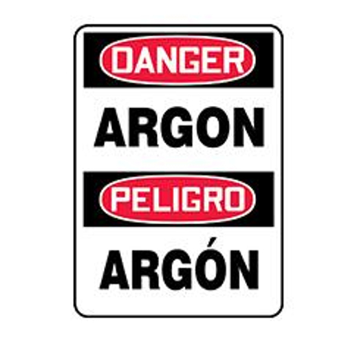 Buy Accuform SBMCHL112XP10, 14" x 10" Safety Sign "Argon" - Mega Depot