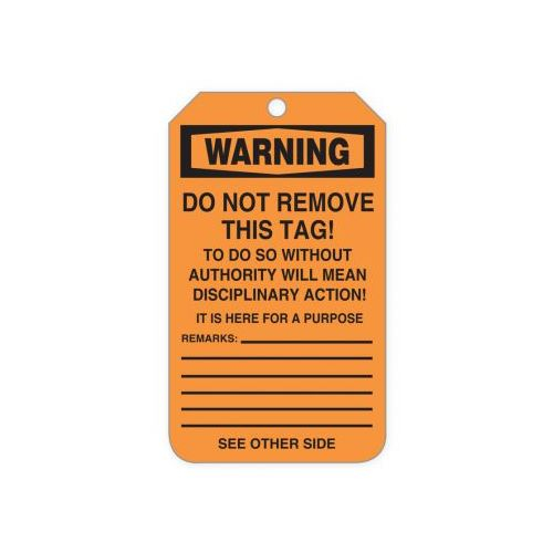 Buy Accuform TAR235, OSHA Warning Tags Roll "Biohazard Clean Up ...