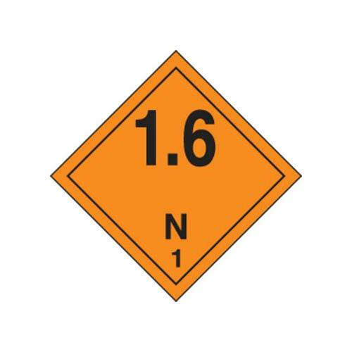 Buy Accuform TCP157VS50 10 3 4 X 10 3 4 TDG Placard Class 1 6 N1