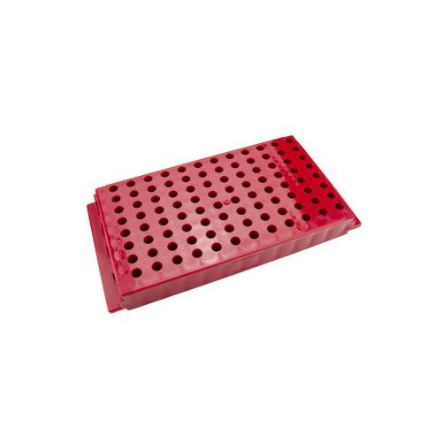 Buy Bellco Glass 1300-00376, Microcentrifuge Tube Rack 96 Places, Red ...