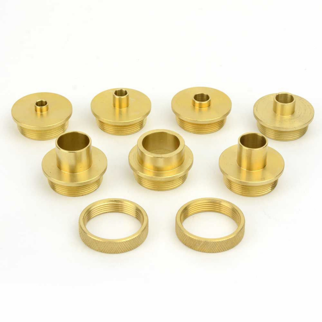 Buy Big Horn 19604, Brass Router Template Guide / Bushing Set - Mega Depot