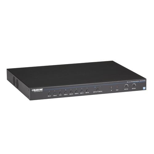 Buy BlackBox AVSC-0802H, Presentation Switcher, 4K, HDMI, DisplayPort, VGA - Mega Depot