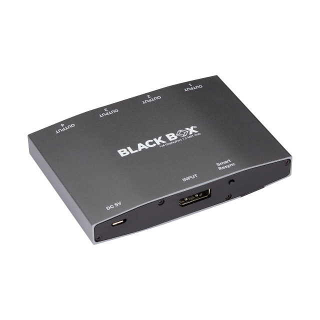 Buy BlackBox DPMSTHUB-4P, MST Hub DisplayPort 1.2, 4K, 4-Port - Mega Depot