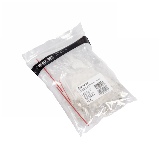 Buy BlackBox FMTP6A-CL-100PAK, Unshildied Modular RJ-45 Plug with Load ...