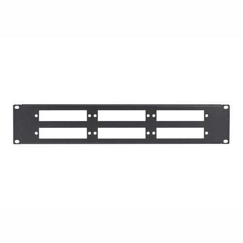 Buy BlackBox JPMT-FIBER-6, Connect Fiber Optic Panel, Blank, 1U, 6-Slot ...