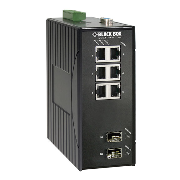 Buy BlackBox LEH906A-2GSFP, Managed Ethernet Switch - Mega Depot