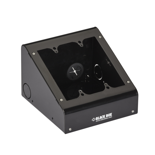 Buy BlackBox WP-T2GB, Table Top Wallplate Box, Dual-Gang, Black - Mega ...
