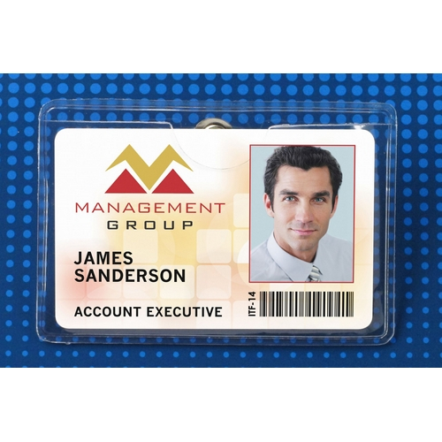 Buy Brady People Id 504-T1, Horizontal Premium Badge Holder, (Pack of ...