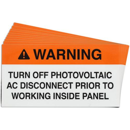 Buy Brady 149891, Pre-Printed Warning Label - Mega Depot