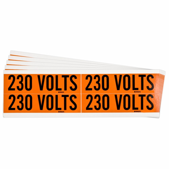 Buy Brady 152353, Conduit and Voltage Label "220 Volts" - Mega Depot