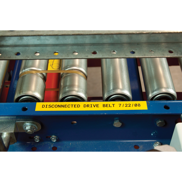 Buy Brady M4C-500-595-YL-BK, Label Tape with Ribbon Black on Yellow 0.5 ...